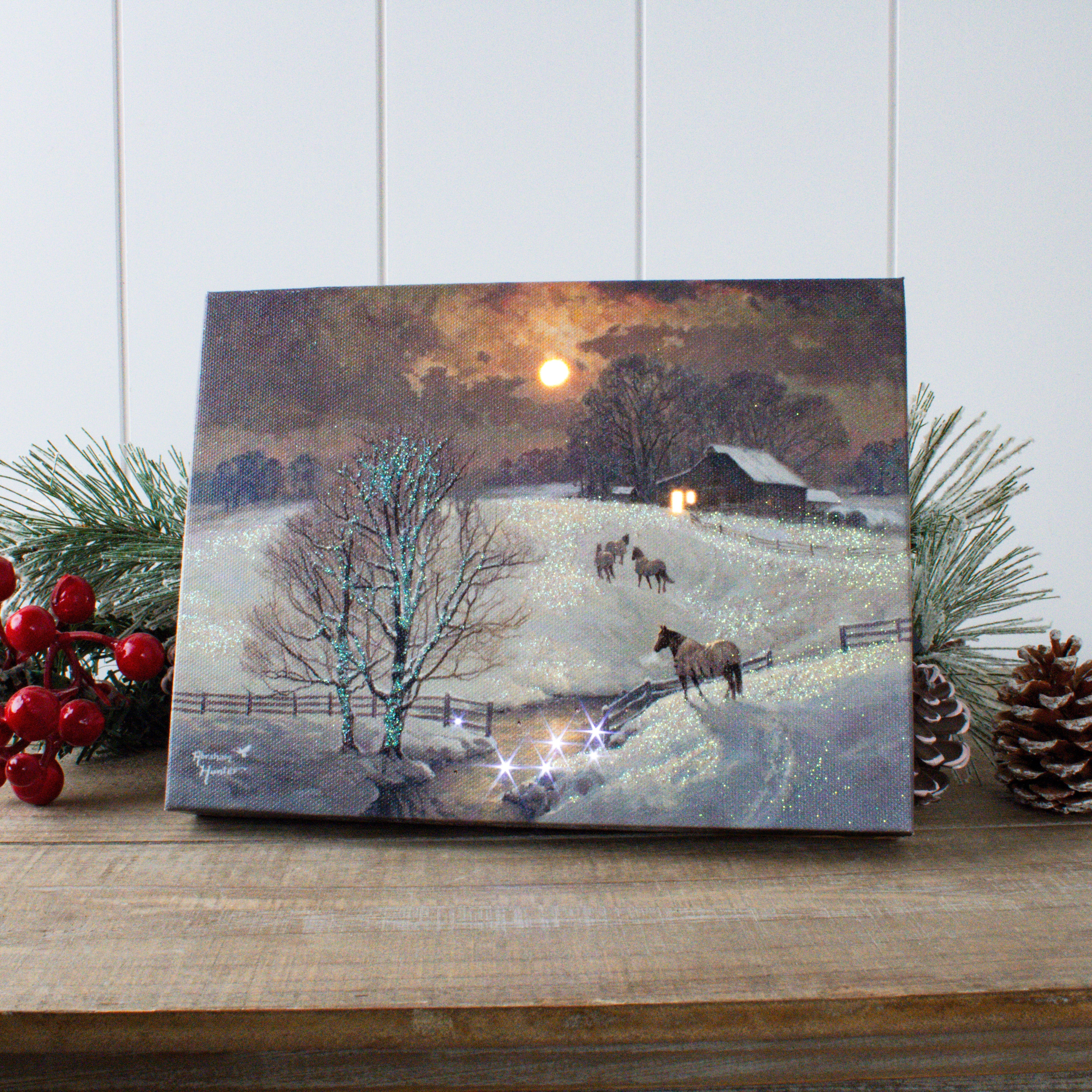 Frozen Fields 8x6 Lighted Tabletop Canvas – TrueFaithArt