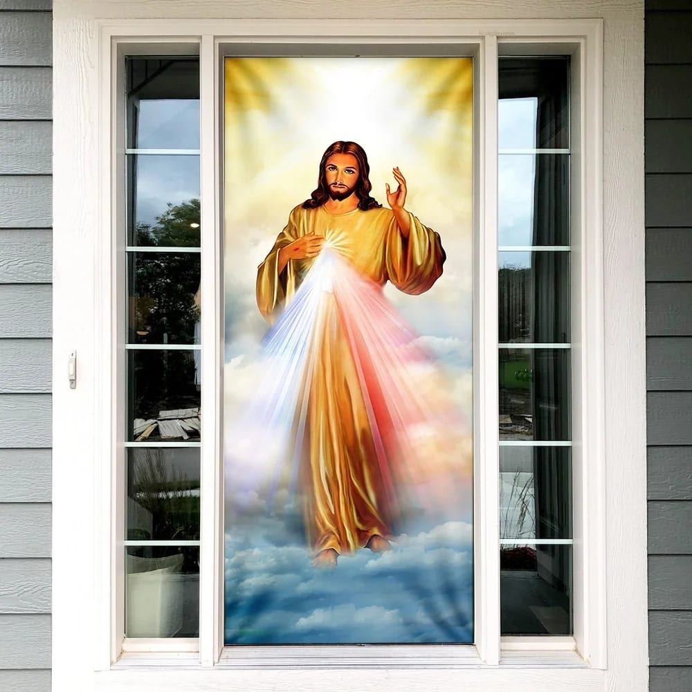Jesus Door Cover, Christian Door Cover, Christian Door Decor, Door Chr ...